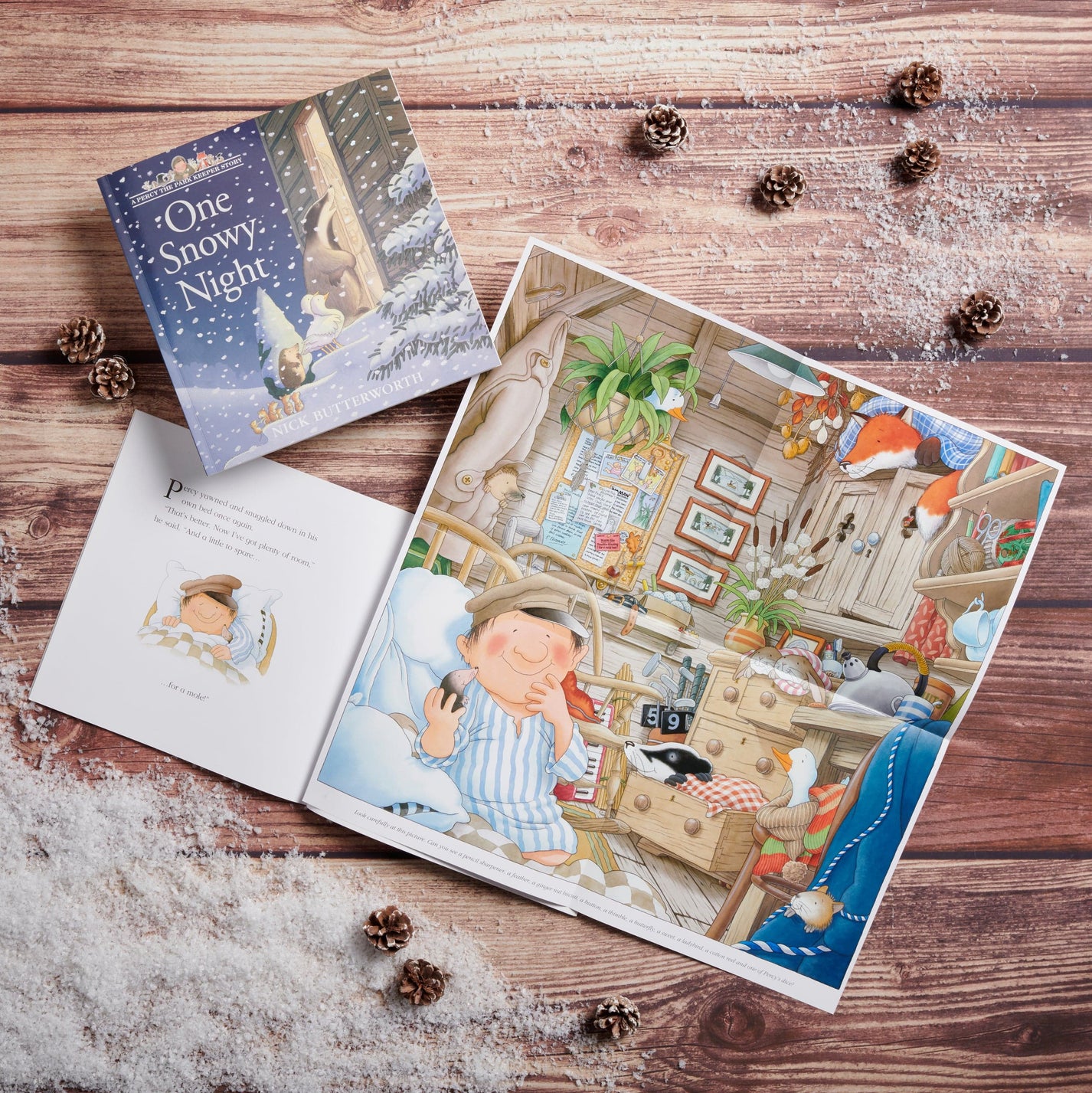 One Snowy Night - paperback book